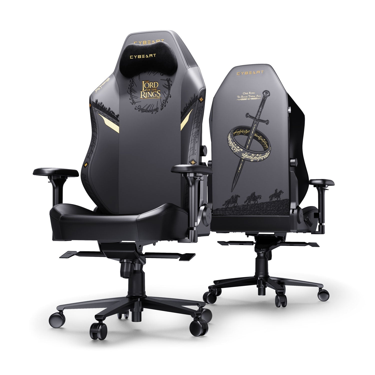 Lord of the Rings Blacked Edition Gaming Chair | Cybeart – Cybeart US