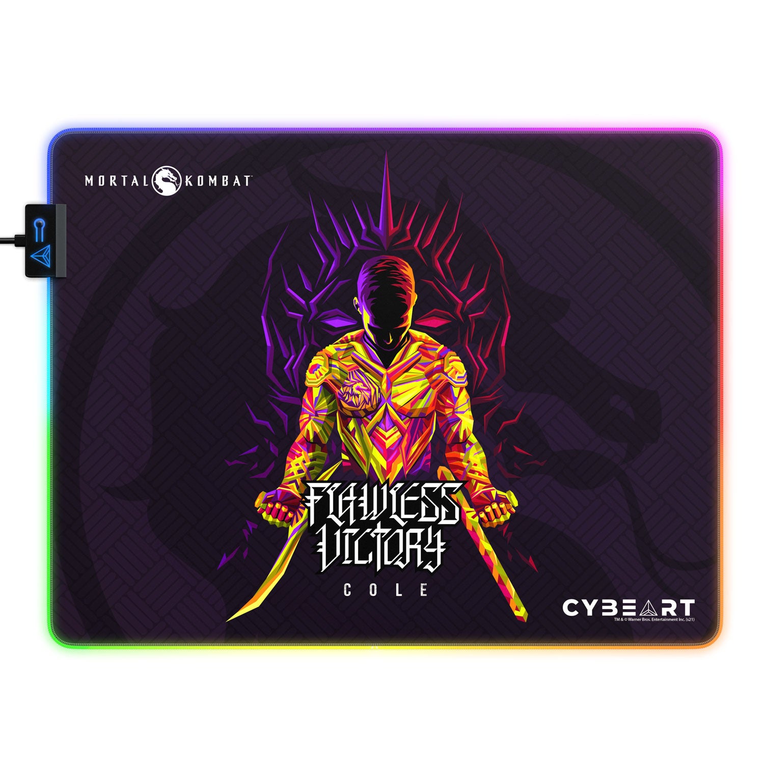 Cole Young Gaming Mouse Pad | Mortal Kombat Mouse Pads | Cybeart